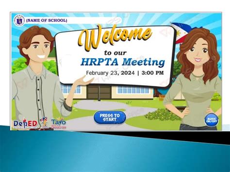 Pta Meeting And Card Day Presentation Powerpoint Pptx