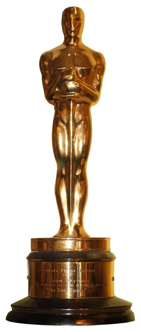 Academy Award Oscar Trophy Clip Art
