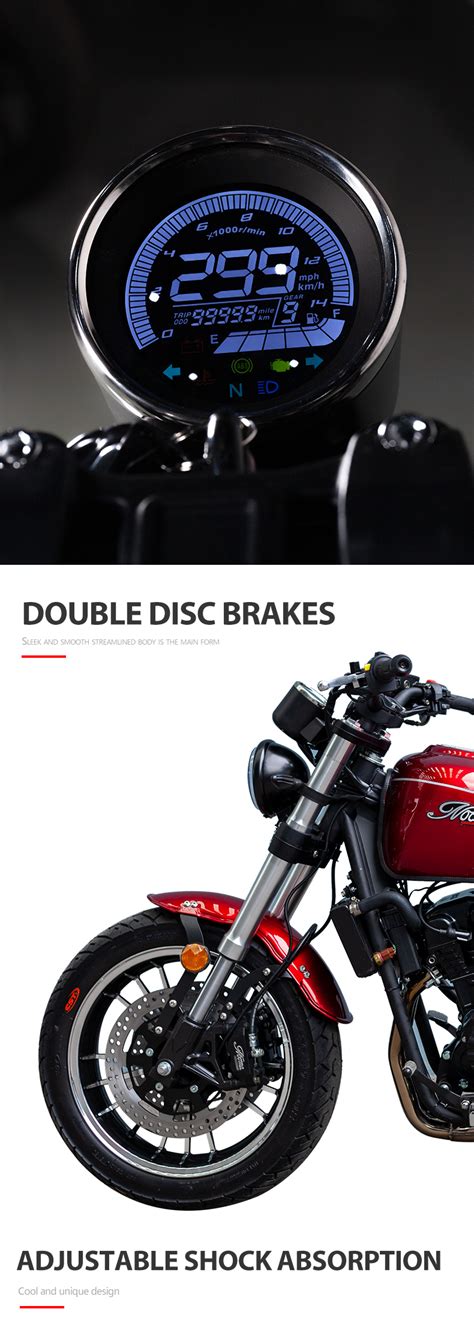 300cc 400cc Chopper Cruiser Engine Moped Vintage Big Bike Moto Bike 2