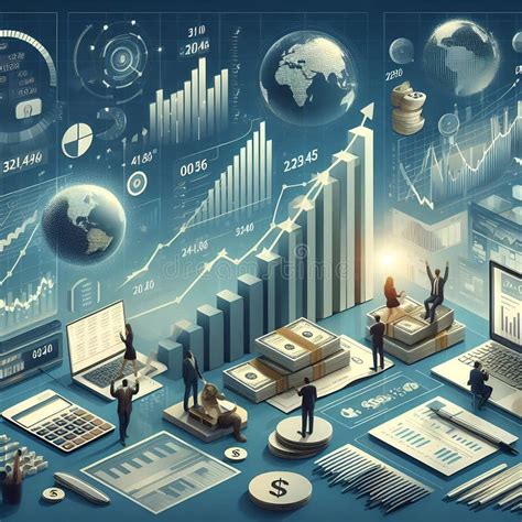 Yearly Financial Report Chart With Years Data Statistics Stock