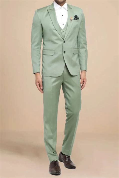 Light Green Suit For Men
