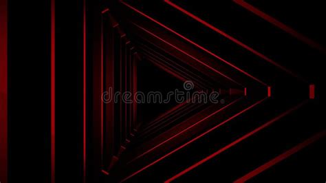 Multicolor Rgb Neon Triangle Abstract Creating A Vibrant 3d Effect In Seamless Loop Animation
