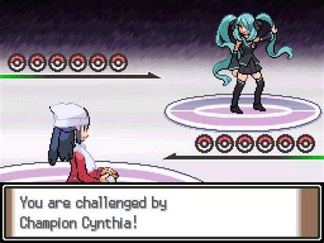 Alfpixel Cynthia Pokemon Dawn Pokemon Hatsune Miku Champion