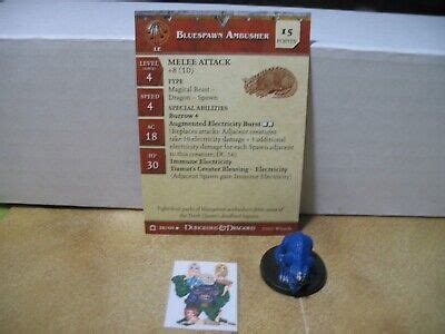 Dungeons And Dragons Night Below Bluespawn Ambusher 2860 With Card
