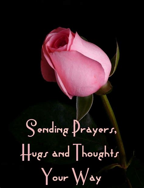 Sending Prayer Hugs And Thoughts Your Way