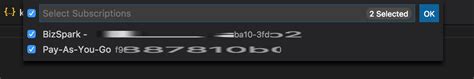 subscription picker is empty · issue 476 · microsoft vscode