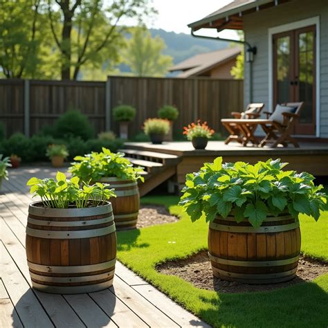 Tropical Wine Barrel Garden 20 Containers You Never Considered Putting