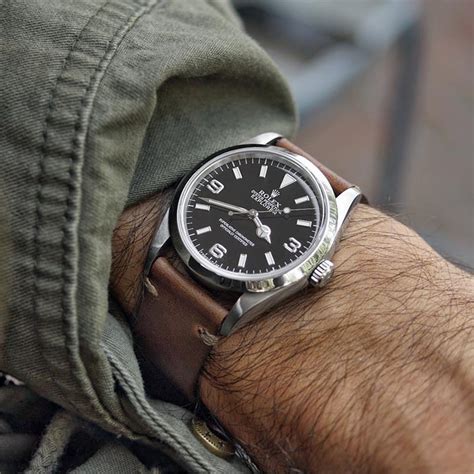 Rolex Explorer Leather
