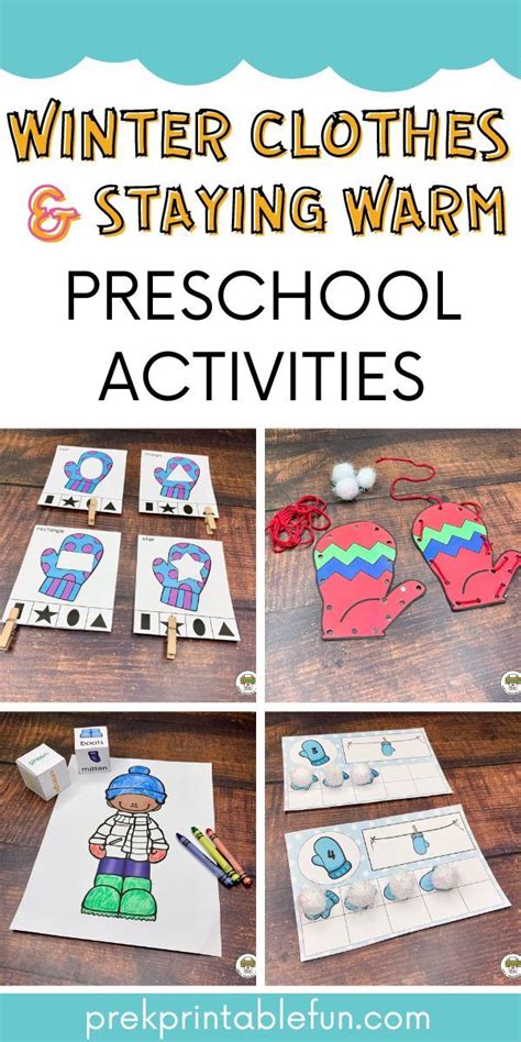Preschool Resources Preschool Theme Literacy Activities Winter Fun