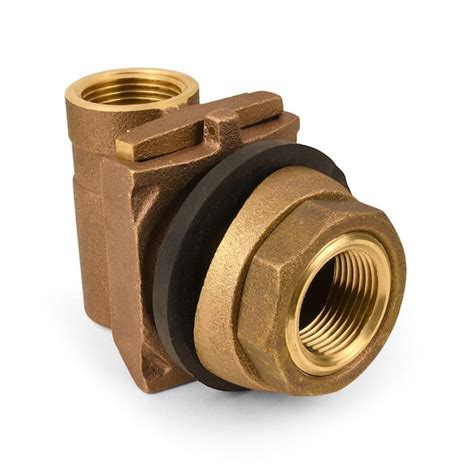 Everbilt 1 In Brass Pitless Adapter Fitting Ebpa100nl The Home Depot