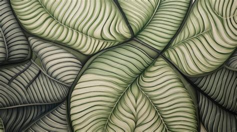 Premium Ai Image Close Up Of Intricate Leaf Venation Patterns Created