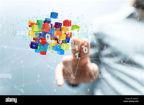 Ui Of Cloud Computing Technology Internet Storage Network Concept Stock