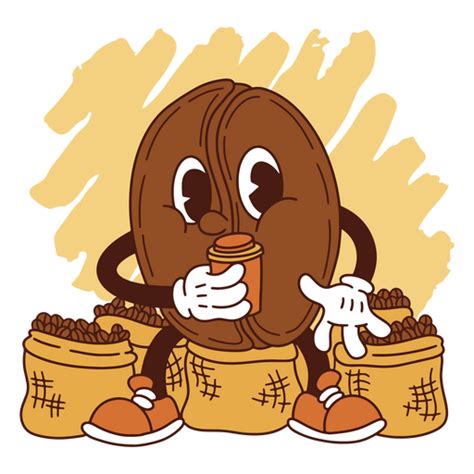 Coffee Bean Cartoon 30 Cartoon Coffee Bean Giving Thumbs Up Stock