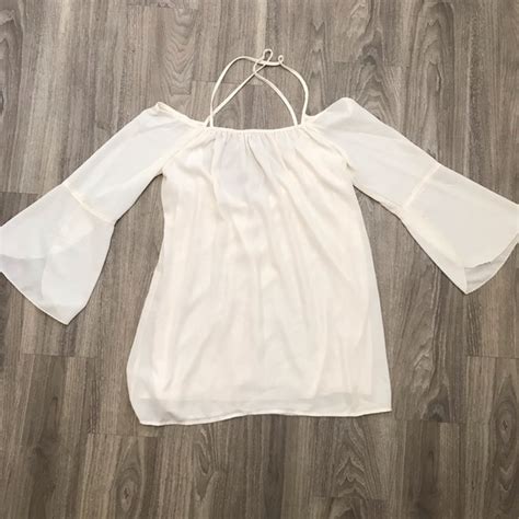 Tobi Dresses Backless Long Sleeve White Tobi Mini Dress Poshmark