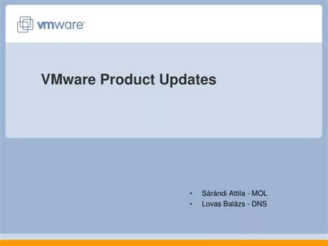 Ppt Vmware Product Updates Powerpoint Presentation Free Download