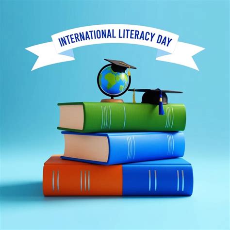 International Literacy Day Background Premium Ai Generated Image