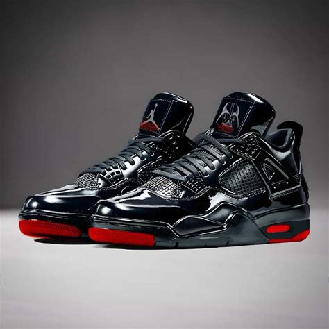 Feel The Force With Air Jordan 4 Darth Vader Sneakers
