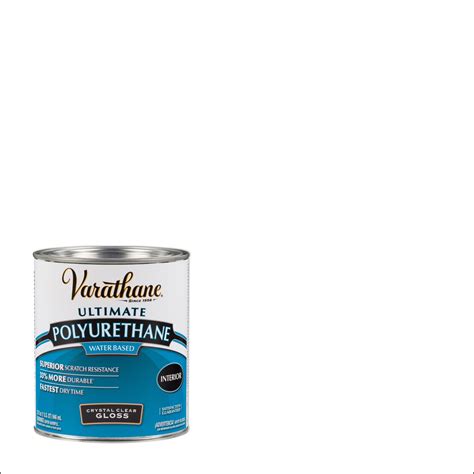 Varathane Clear Gloss Polyurethane Ultimate Crystal Clear Finish