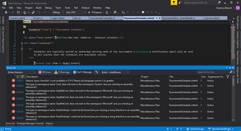 Razor Viewdata And Model Does Not Exist In The Current Context Stack