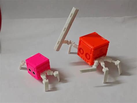 Cube Spider By 零号硬币 Makerworld Download Free 3d Models