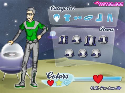 Space Boy Dress Up Game Play Online On Flash Museum 🕹️