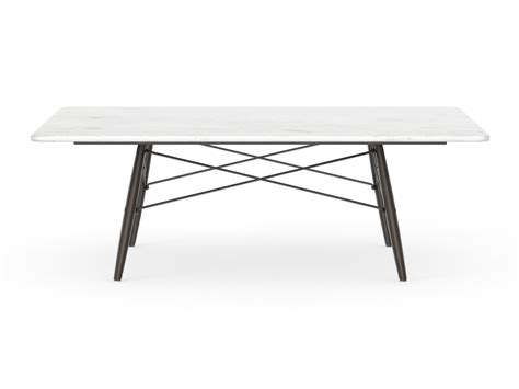 Eames Coffee Tables Rectangular Carrara Marble Coffee Table By Vitra