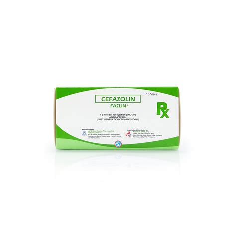 Fazlin® 1g Powder For Injection I M I V 10 Vials