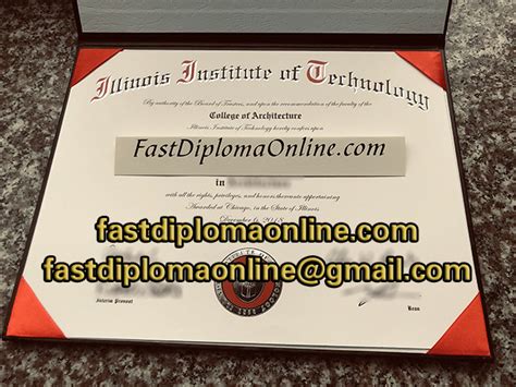 How To Get Your Illinois Tech Degree Certificate Iit Diploma Replica In 1 Day