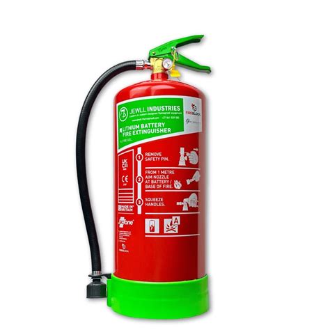 Fid 9l Lithium Gel Fire Extinguisher Lithium Batteries Fire Ce