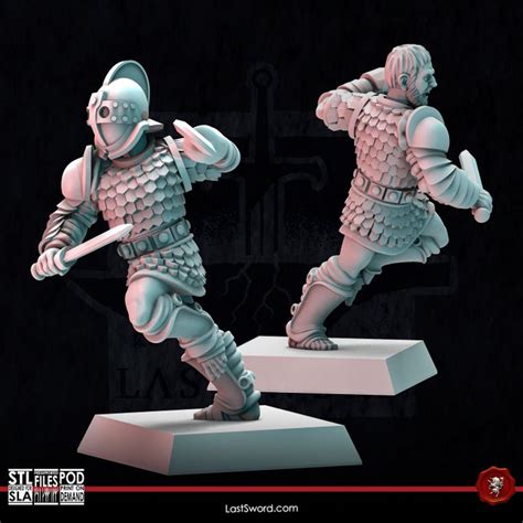 3d Printable Scissor Gladiator By Lastsword Miniatures