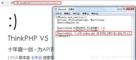 最新thinkphp V5在iis、nginx、apache下的安装过程、包含伪静态引起的错误thinkphp Apache Fcgi Csdn博客