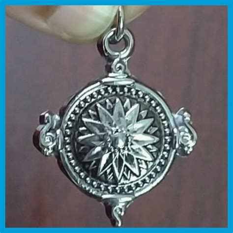 Mmp7 Aadhyathmik Sudarshan Chakra Mixed Metal Pendant 1inch 6grams