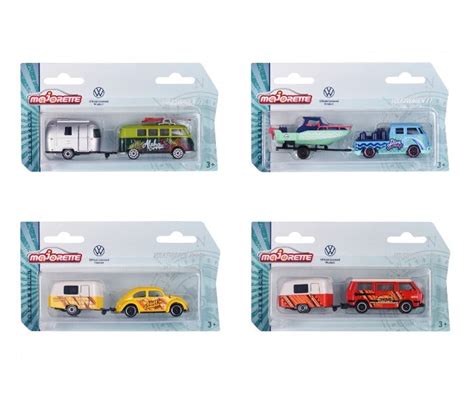 Majorette Volkswagen Trailers Assorted Individual The Creative Toy Shop