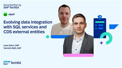 🟢 Evolving Data Integration With Sql Services And Cds External Entities