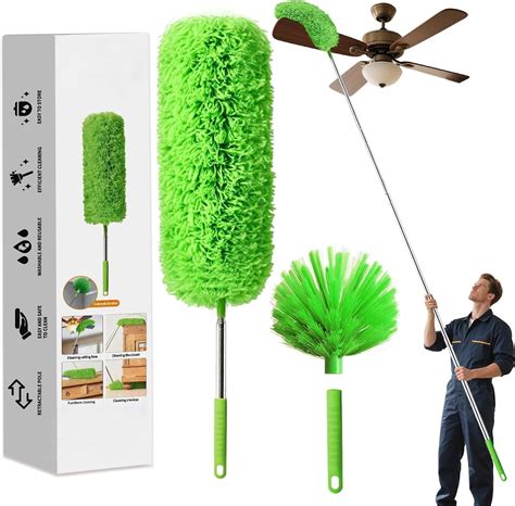 Katinyos Cobweb Duster With Extension Pole 110 High Reach Ceiling Fan