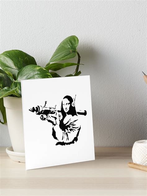 Banksy Mona Lisa Rocket Launcher