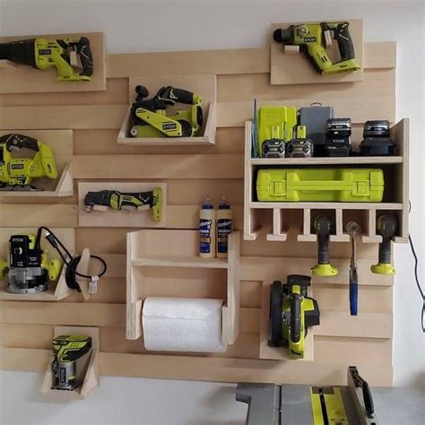 Système Mural French Cleat Pour Ranger Les Outils Ryobi Ryobi French