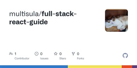 Github Multisulafull Stack React Guide