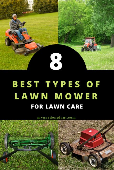 Top 8 Types Of Lawn Mower Types Of Lawn Lawn Care Lawn Care Tips