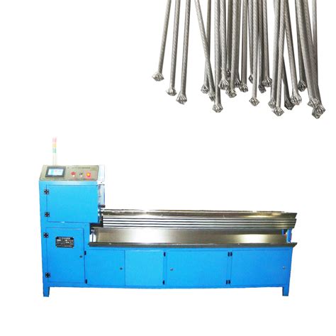 Wire Rope Cutting And Bumping Machine Bobomachine