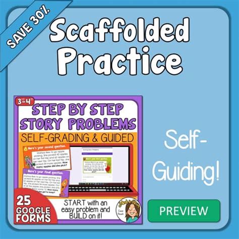 Multi Step Math Word Problems Task Card BUNDLE Print Digital Google Slides Minds In Bloom