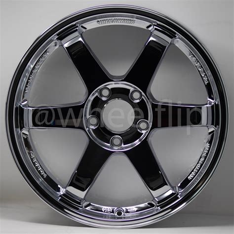 Volk Racing Te37sl 18x9 5 22 18x10 5 20 5x120 Chrome Plating Set