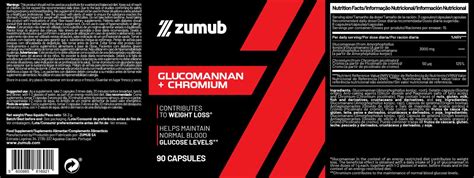 Glucomannan Chromium By Zumub At Zumub