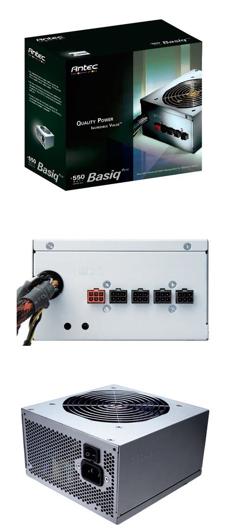 Buy Antec Basiq 550w Power Supply Bp550p Pc Case Gear Australia