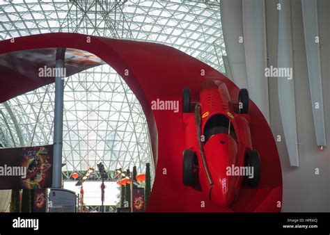 Ferrari World Abu Dhabi Is An Amusement Park On Yas Island In Abu Dhabi
