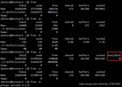 【linux】free命令查询服务器内存信息free命令看到的内存 Csdn博客 【linux】free命令查询服务器内存信息free命令看到的内存 Csdn博客
