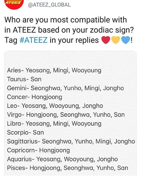 Ateez Members Zodiac Signs 60 Photos