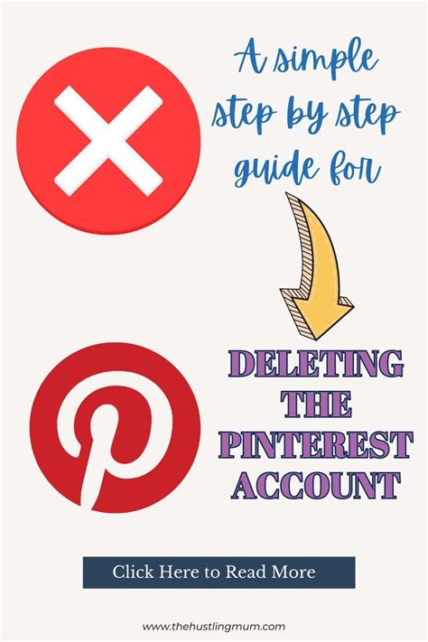 How To Delete Pinterest Account A Step By Step Guide The Hustling