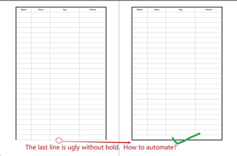 Long Tables With Multiple Rows And Multiple Pages Adobe Community