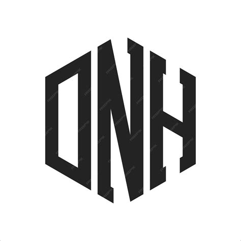 Premium Vector Dnh Logo Design Initial Letter Dnh Monogram Logo Using